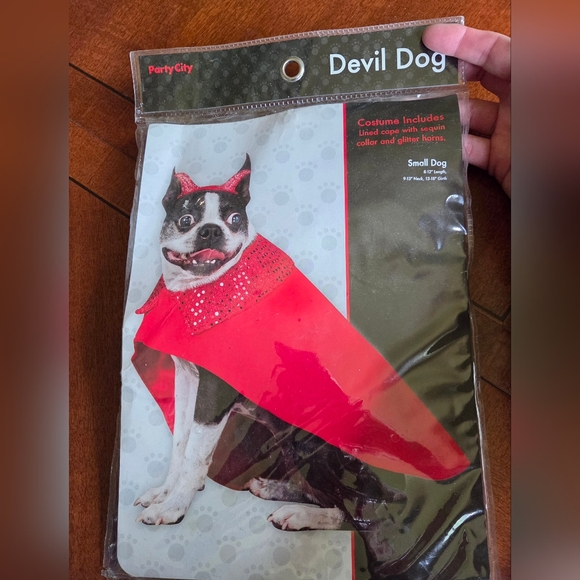 Party City | Dog | Nwt Devil Dog Halloween Costume For Small Dogs Sold ...